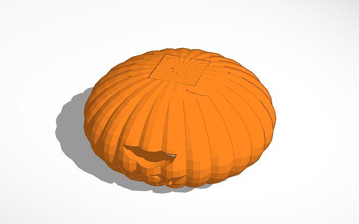 3D design Pumpkin - Tinkercad