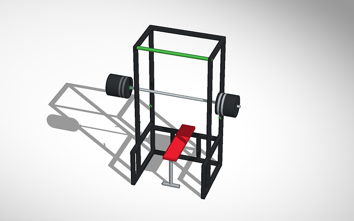 3D design Copy of Full Power Rack 2 | Tinkercad