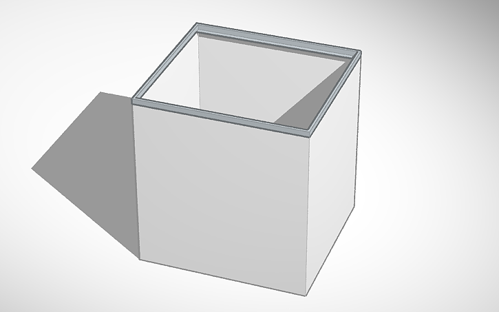 3d Design Office Garbage Can Tinkercad
