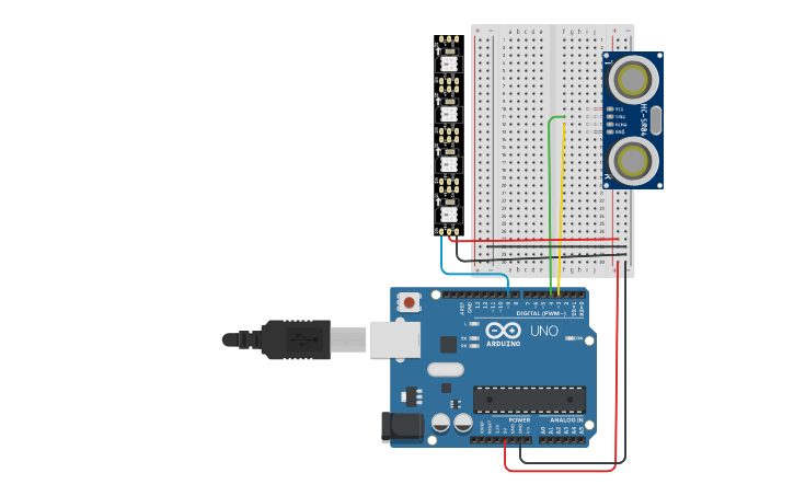 Circuit design HC04 - Tinkercad