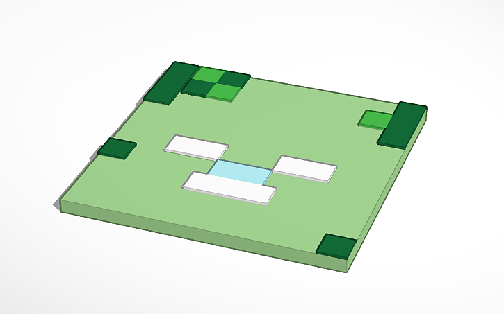 3D design minecraft drown - Tinkercad