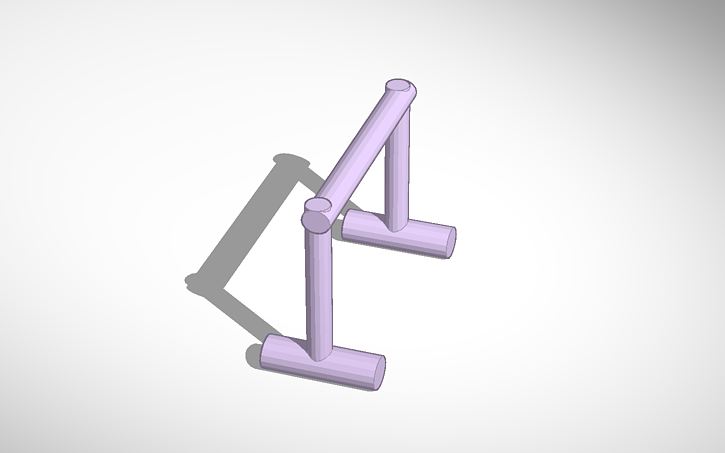 3D design Gymnastics bar | Tinkercad