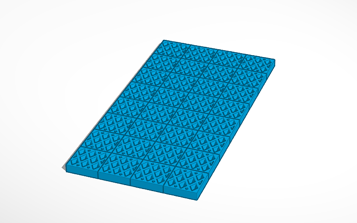 3D design Big Diamond Mesh - Tinkercad