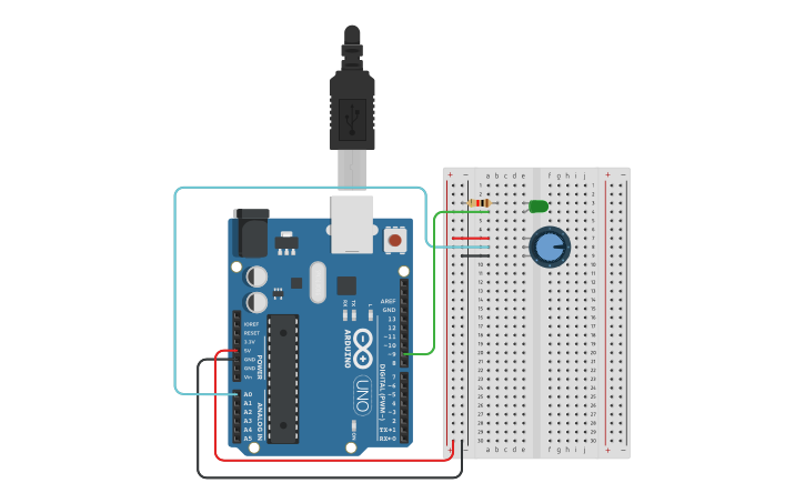 Circuit Design Pwm Analogwrite Tinkercad