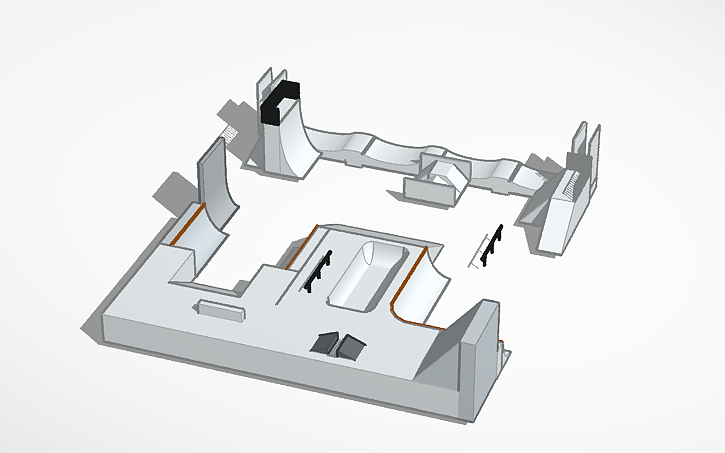 3D design Skatepark - Tinkercad