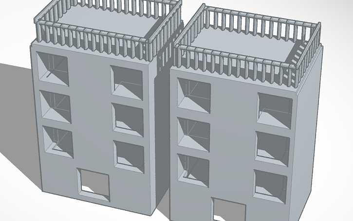 3D design BUILDING - Tinkercad