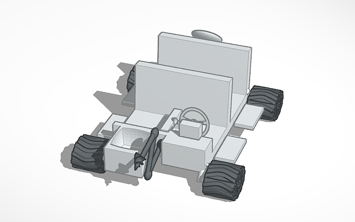 3D design Moon rover de Adrián y Rubén | Tinkercad
