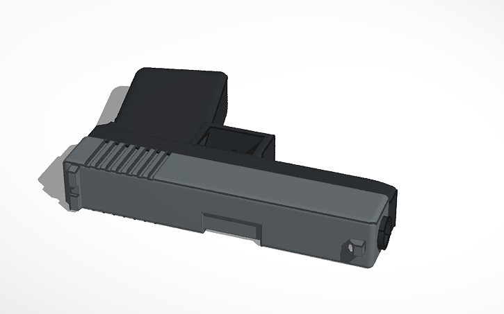 3D design Glock 19 - Tinkercad