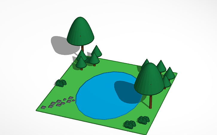 3D design FOREST - Tinkercad