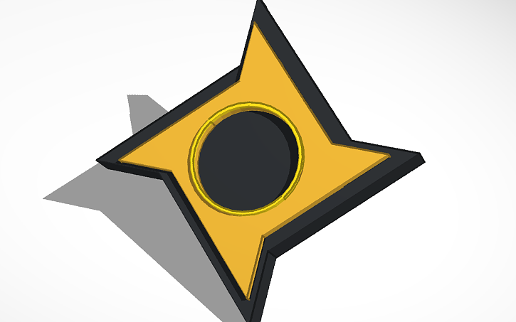 3D design Ninja Star - Tinkercad