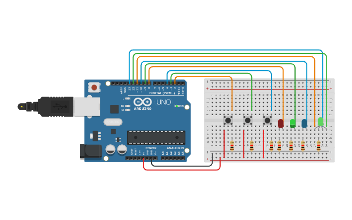 Circuit Design Giovane Botão Tinkercad