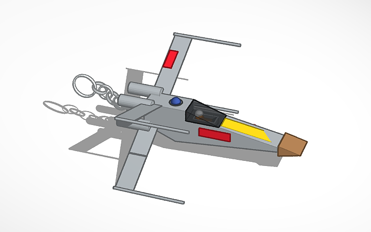 3D design Luke's X-Wing - Tinkercad