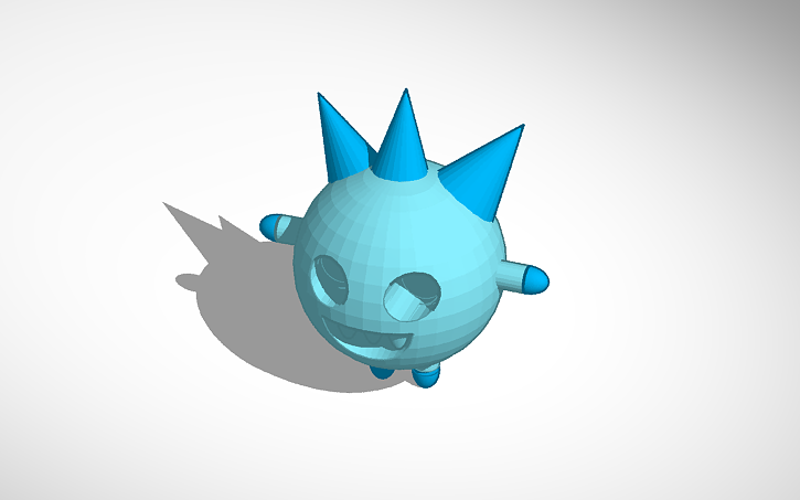 3D design Ice Spirit - Tinkercad