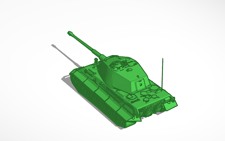 3D design Tank - Tinkercad
