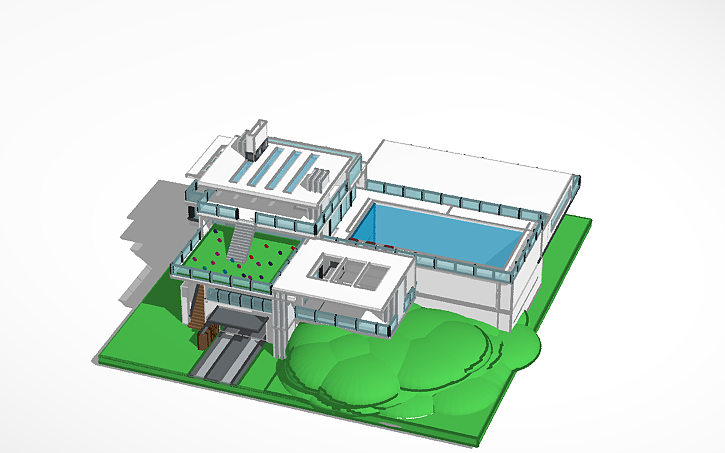 3D design Mansion - Tinkercad
