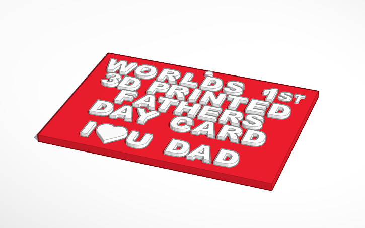 3D design Father's Day | Tinkercad