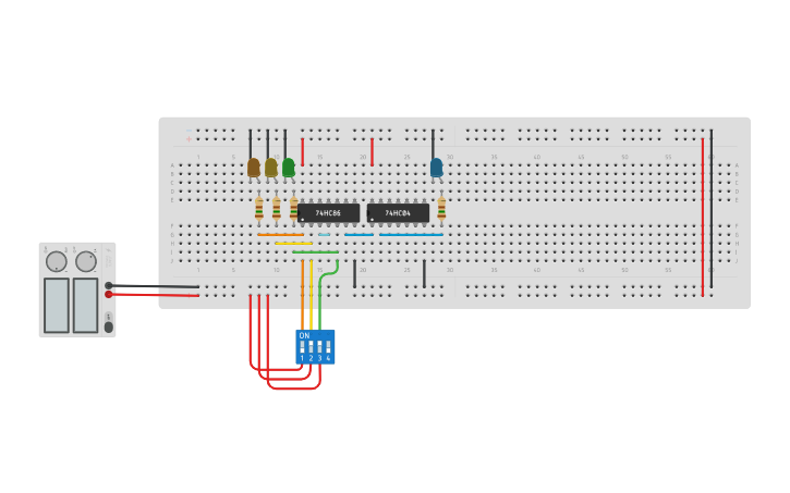 Circuit Design Odd Parity Generator Tinkercad