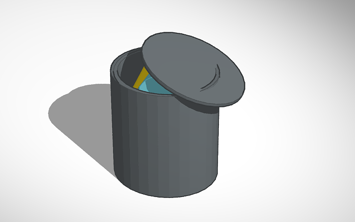 3D design bisma. trash can. - Tinkercad