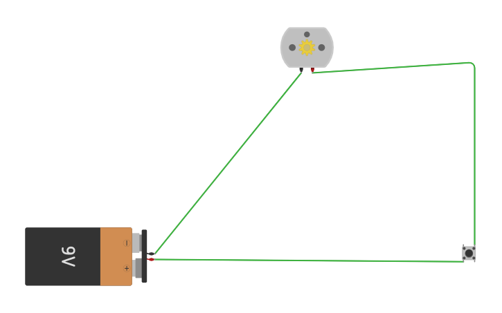 Circuit Design Pulsador Y Motor Tinkercad