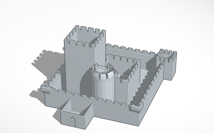 3D design Doe-inspired Castle | Tinkercad