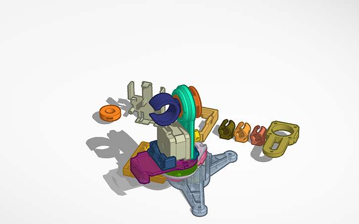 3d Design Laser Pointer Robot Tinkercad 