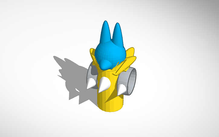 3D design Lucario starting | Tinkercad