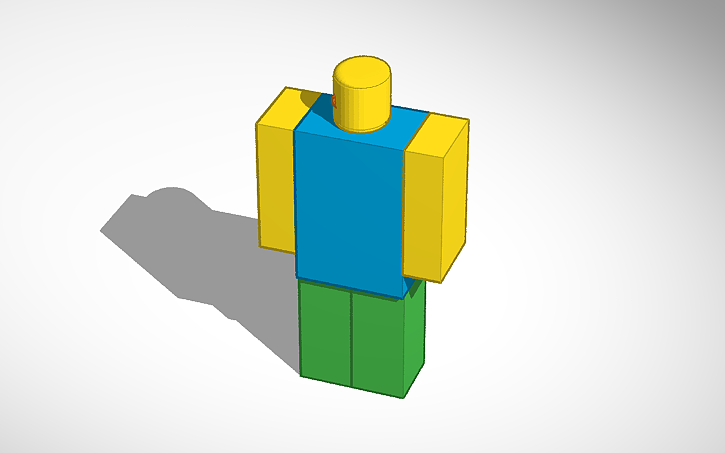 3D design Roblox noob - Tinkercad