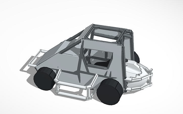 3D design SpeedWay Midget - Rolling Chassis With Panels - Tinkercad