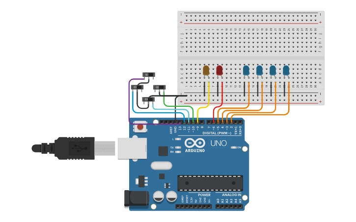 Circuit design Motors Direction control circuit - Tinkercad