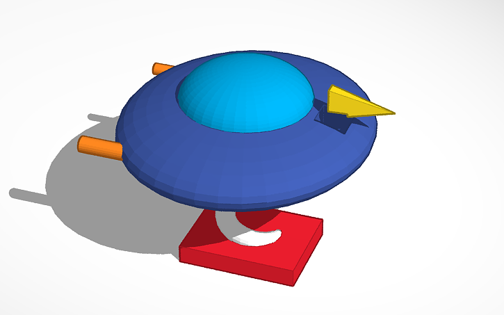 3D design UFO - Tinkercad