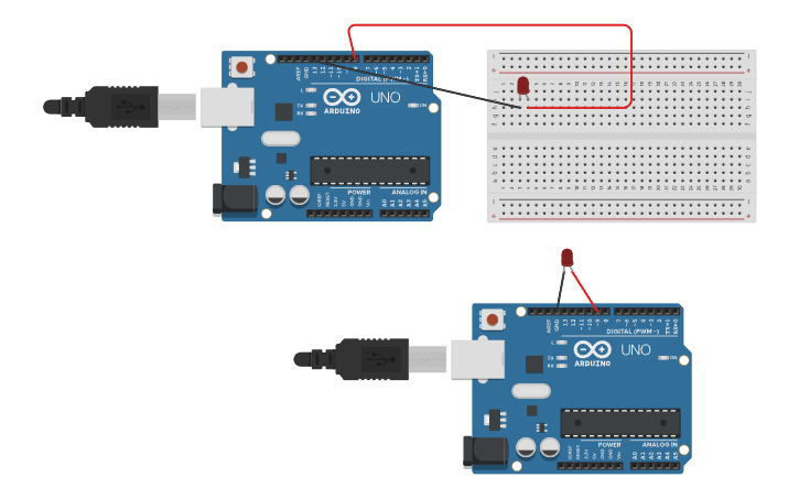 Circuit design arduino #1 - Tinkercad