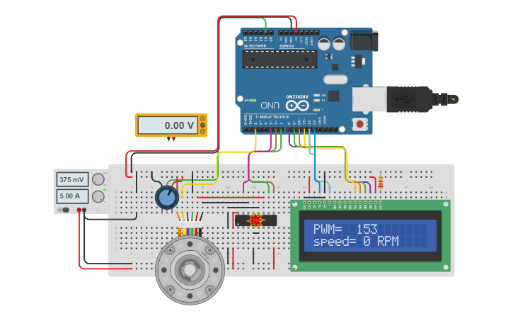 Circuit design RpM | Tinkercad