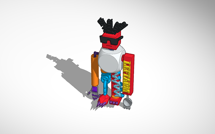3D design Robot for Group Project | Tinkercad