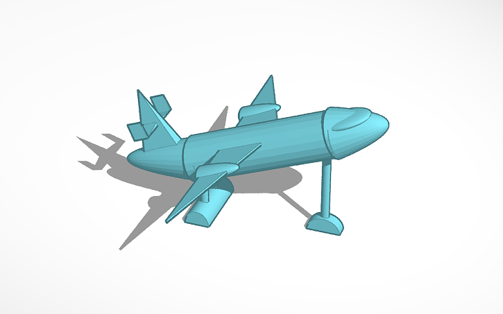 3D design Airplane - Tinkercad