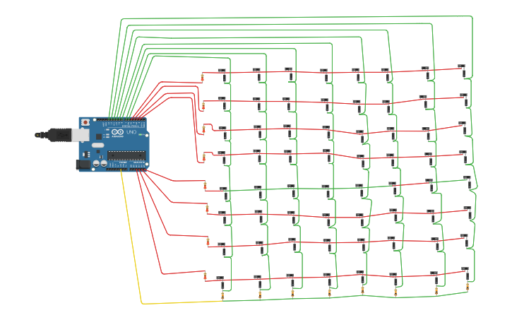 Circuit design digital chess board | Tinkercad