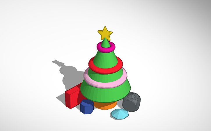 3D design Choinka - Tinkercad