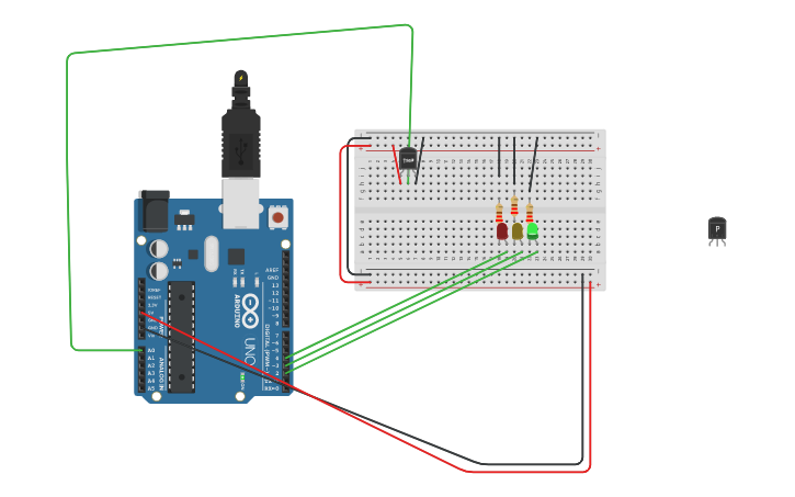 Circuit design Practica TMP - Tinkercad