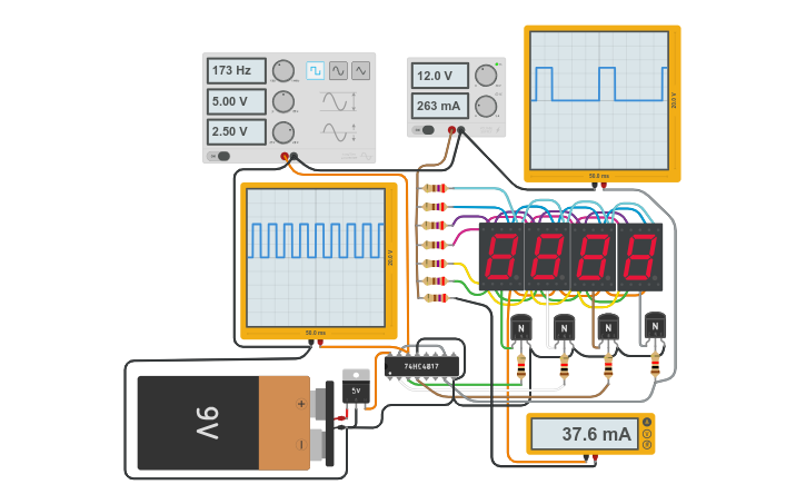Circuit design EXPLAINING MULTIPLEX CIRCUITS | Tinkercad
