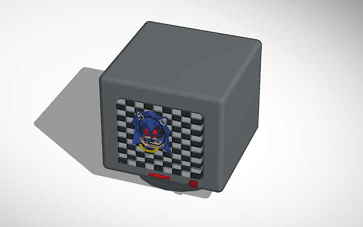 3D design Sonic Item Box from Sonic.EXE. - Tinkercad