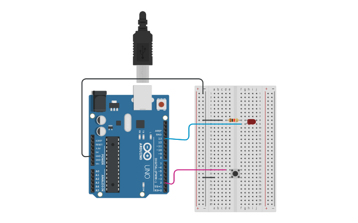 Circuit design ex2 - Tinkercad