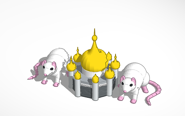 3D design TEMPLE OF THE RATS | Tinkercad