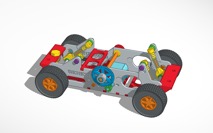 3D design Hoe werkt de auto? | Tinkercad