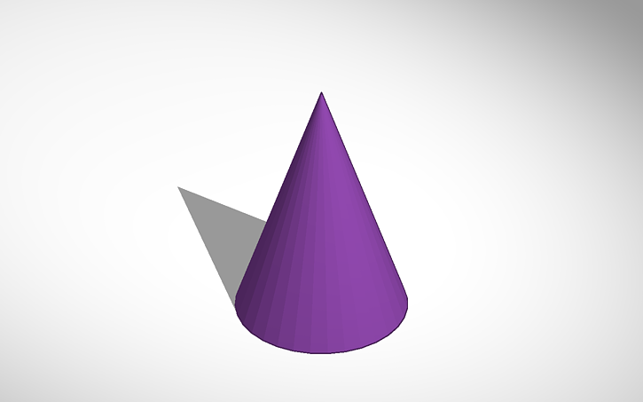 3D design Simple Hollow Cone 90 mm - Tinkercad