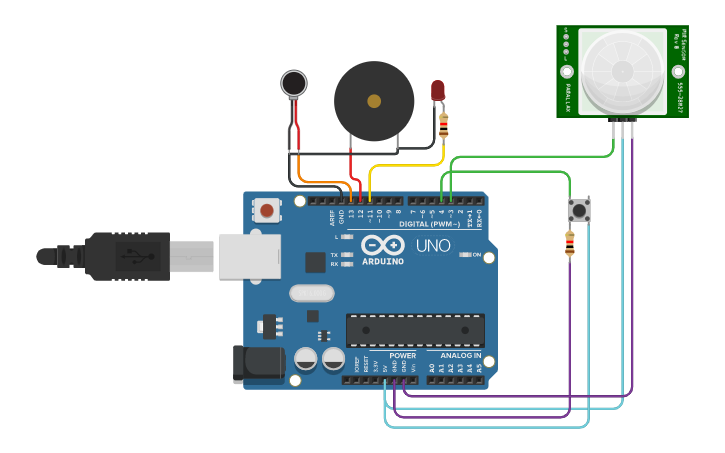 Circuit design Week 3 problem 1 - Tinkercad