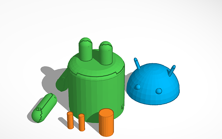 3D design Android Print | Tinkercad