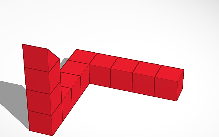 3D design Penrose Triangle Illusion - Tinkercad