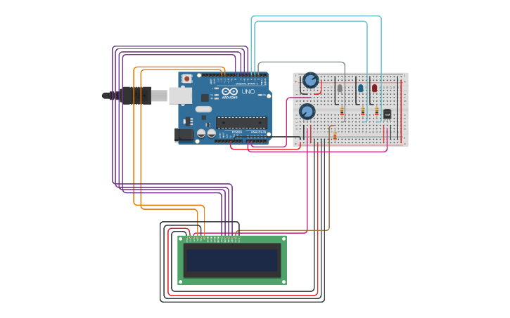 Circuit design Trabalho Arduino - Áthyla A. | Tinkercad