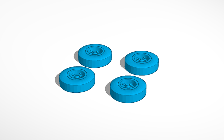 3D design Toy Mag Wheels - Tinkercad
