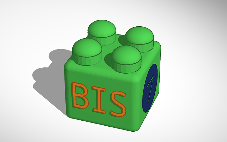 3D design Mi Cubo Lego - Tinkercad