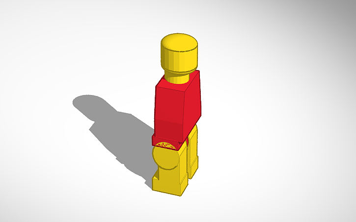3D design lego man - Tinkercad